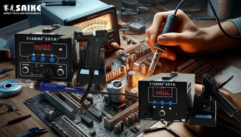 Case Study: Using Electric Solder Sucker for Effective Circuit Board Repairs - SAIKE TOOL ...